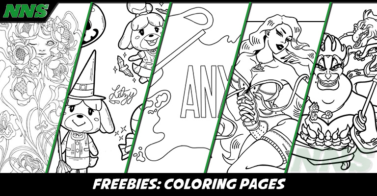 FREEBIES: Coloring Pages - Nerd News Social
