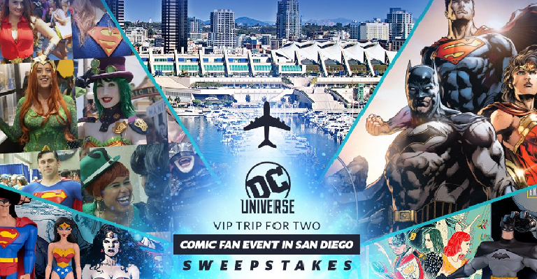 DC Universe Member San Diego Comic Con Contest - Nerd News Social