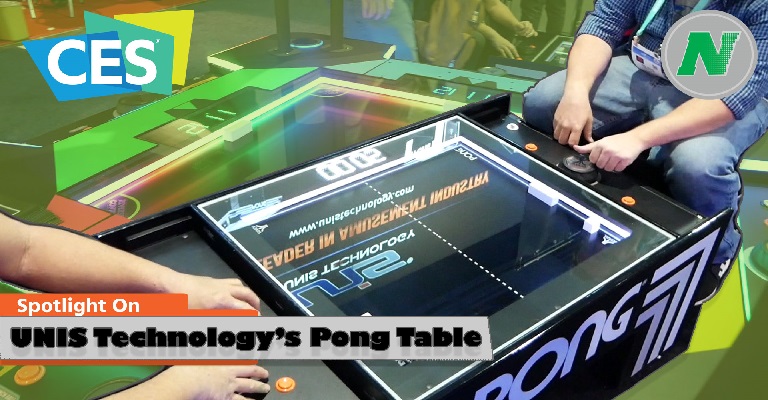 CES 2020 - Spotlight on UNIS's Pong Table - Nerd News Social